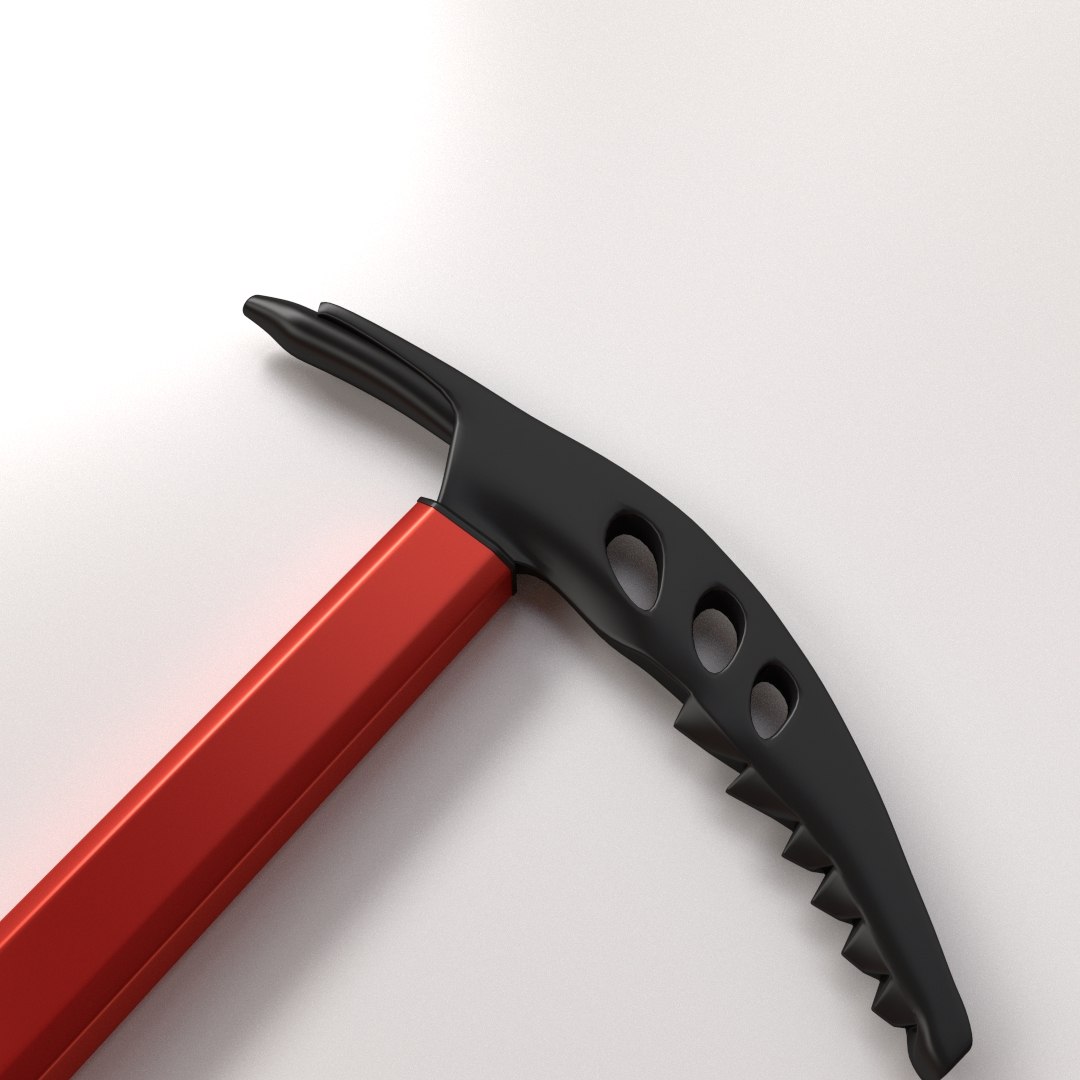 3d model of ice axe