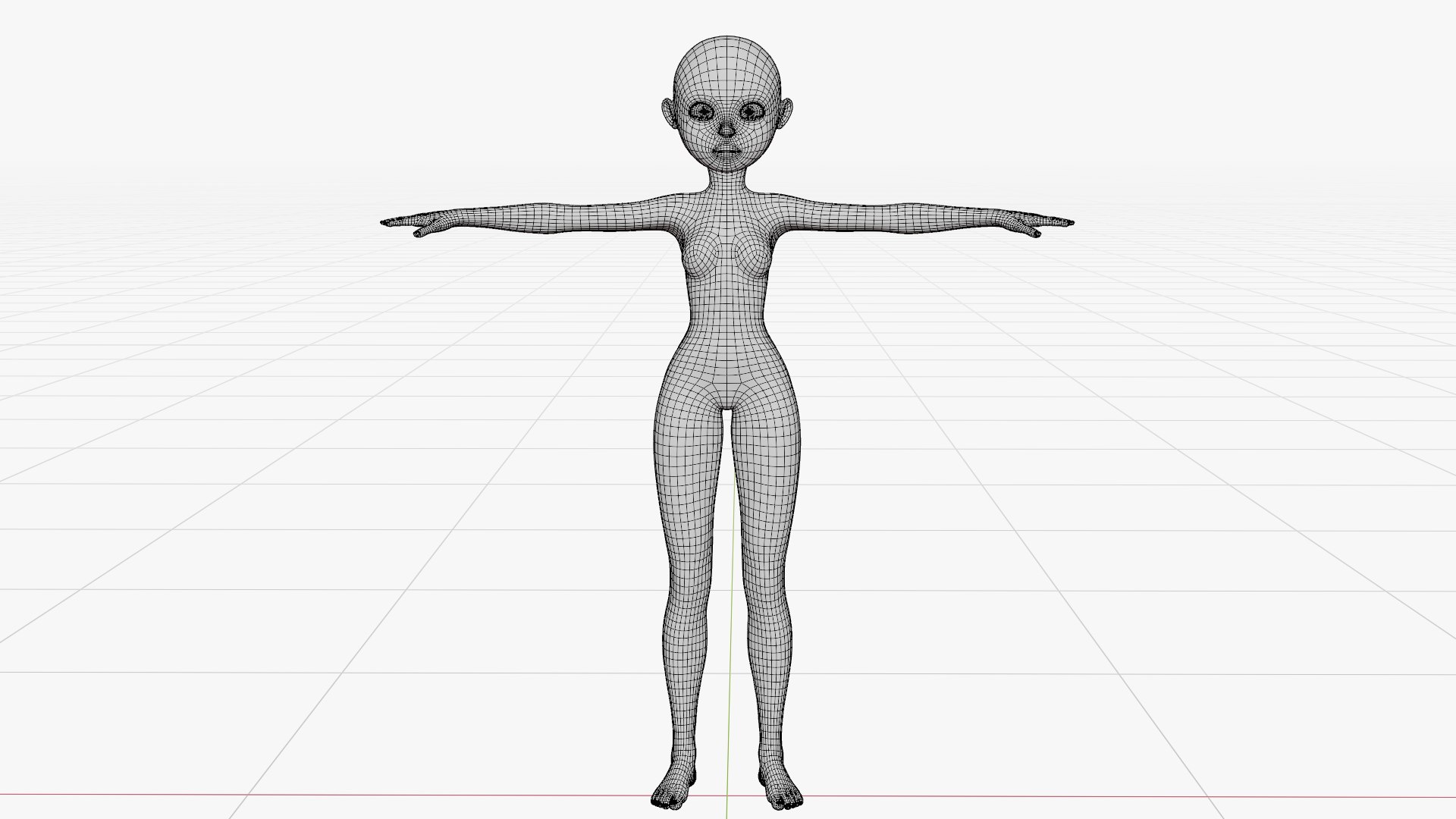 3D Model Tibal Girl Rigged Character - TurboSquid 2127613