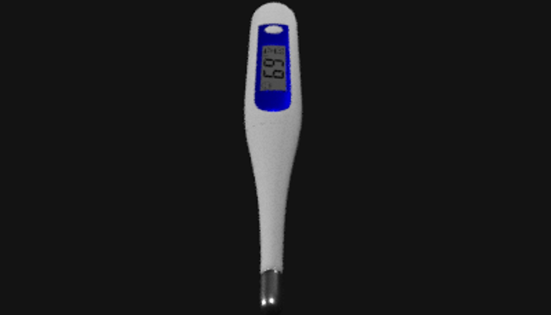 3D model realistic digital thermometer - TurboSquid 1569595
