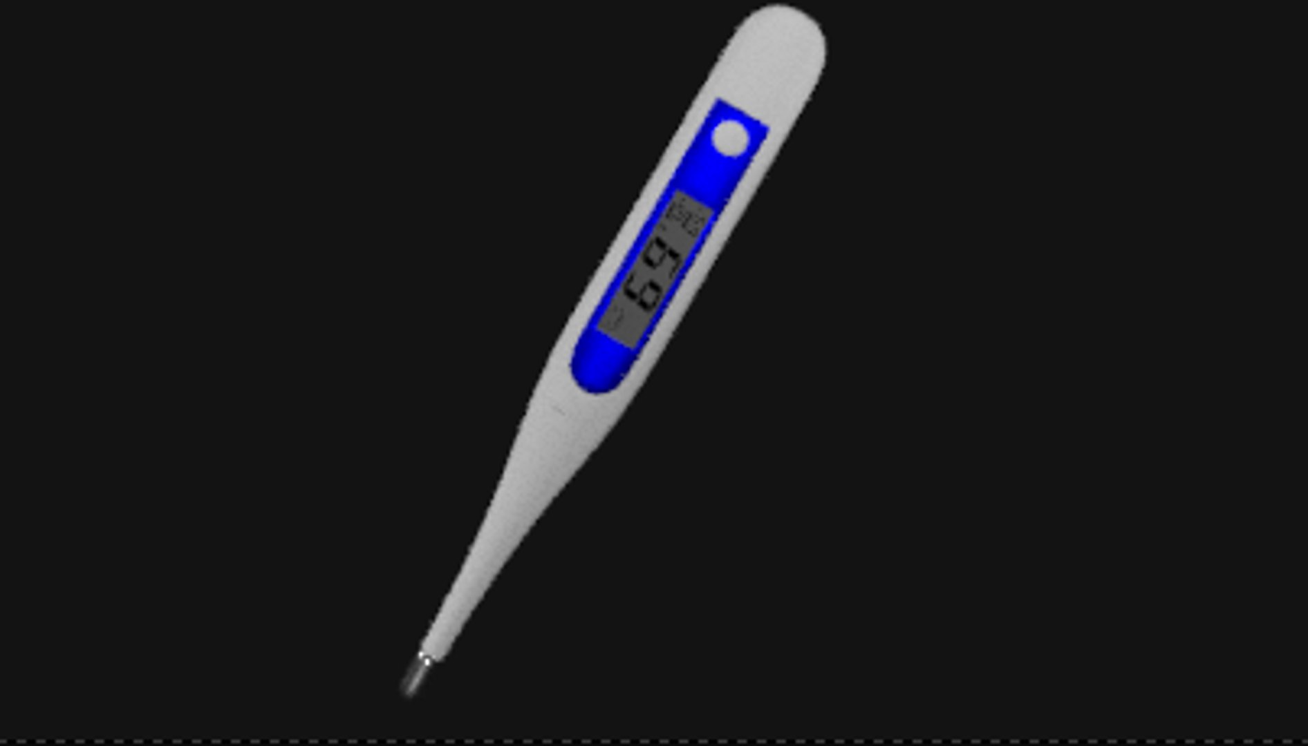 3D model realistic digital thermometer - TurboSquid 1569595