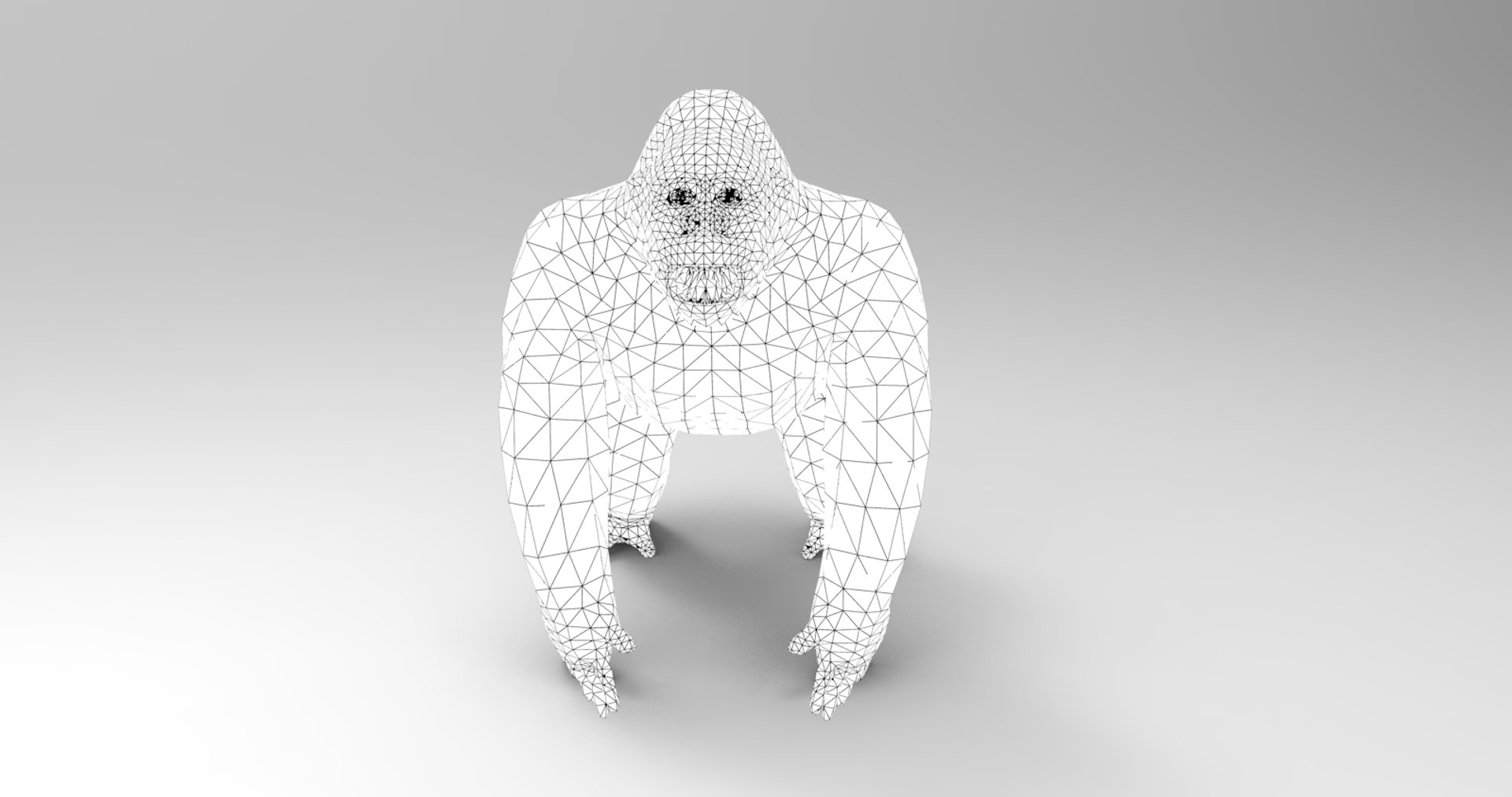 Cartoon gorilla 3D model - TurboSquid 1234796