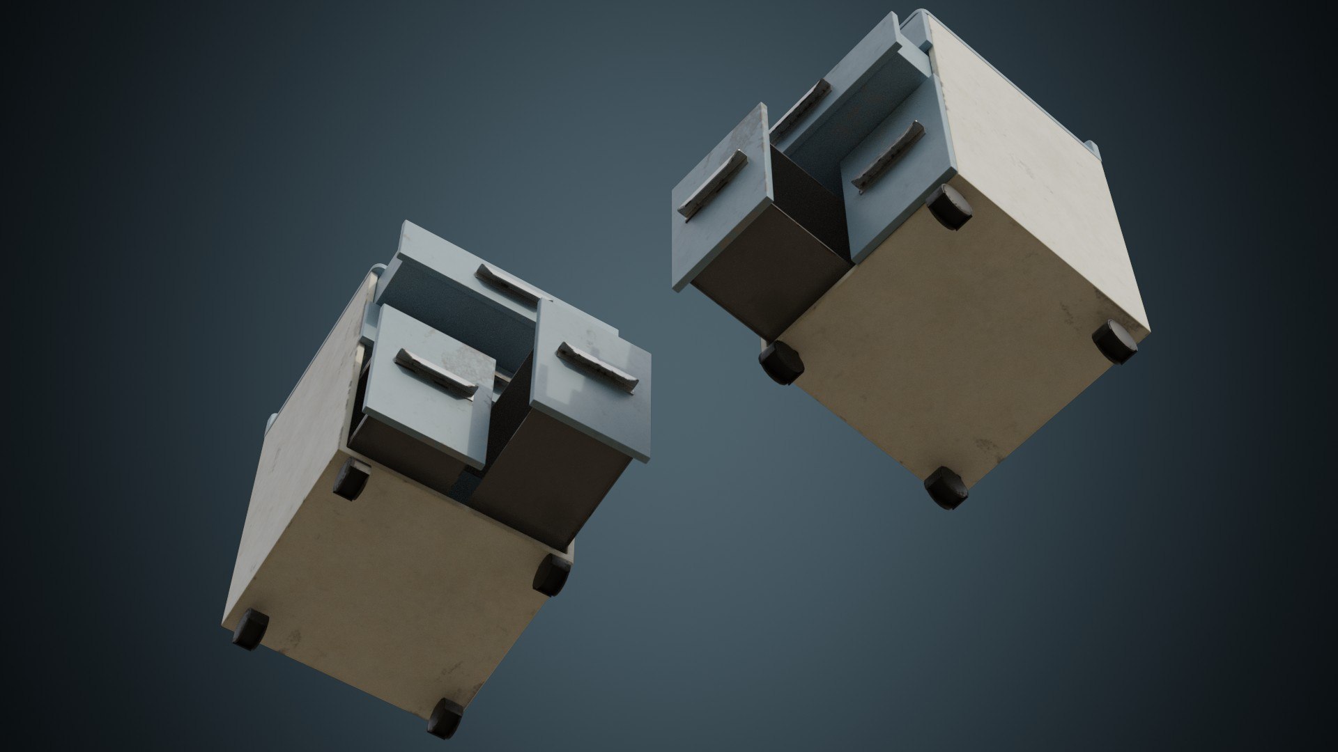 3D Model Medical Drawer 1B - TurboSquid 2140397