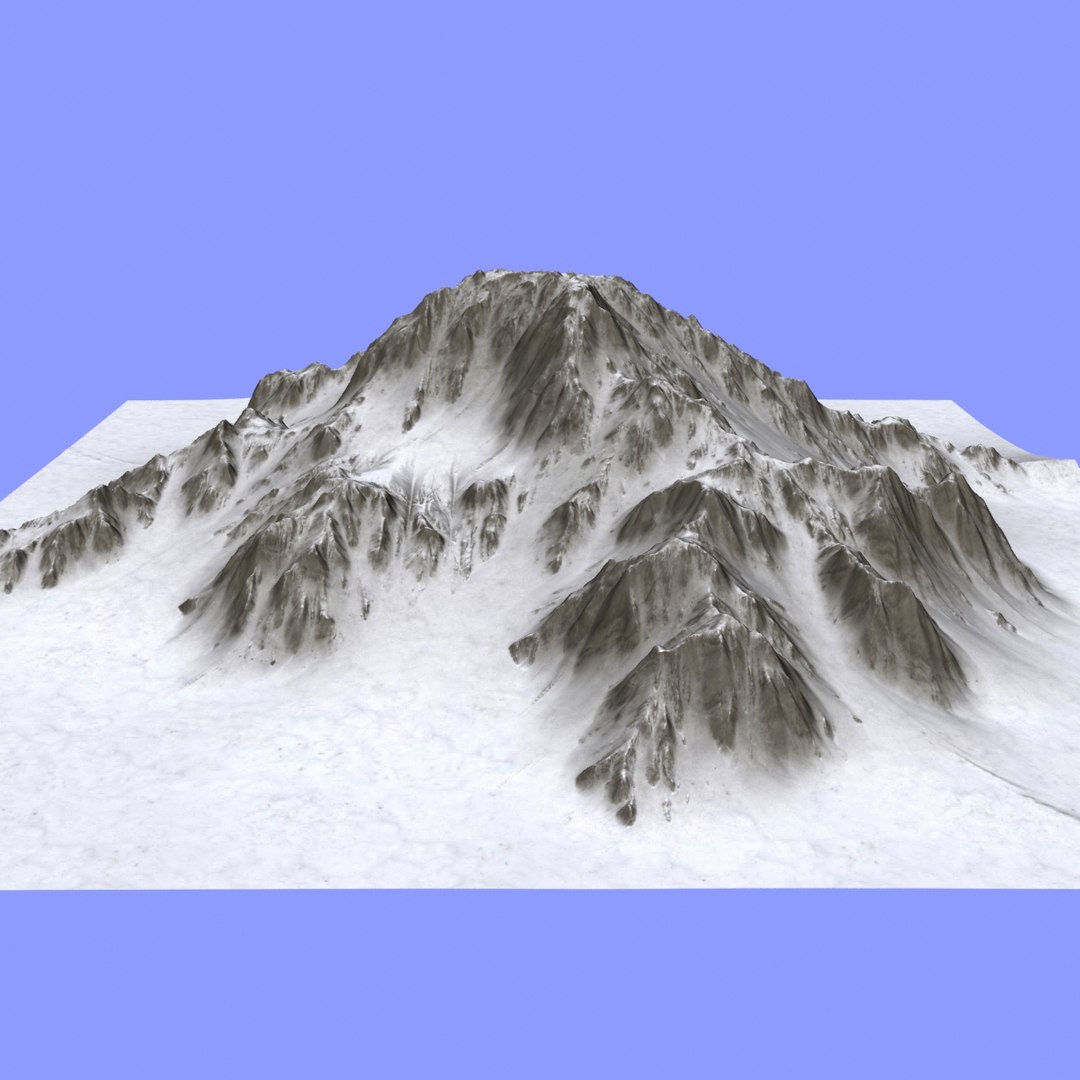 Landscape Terrain Mountain 3d Model