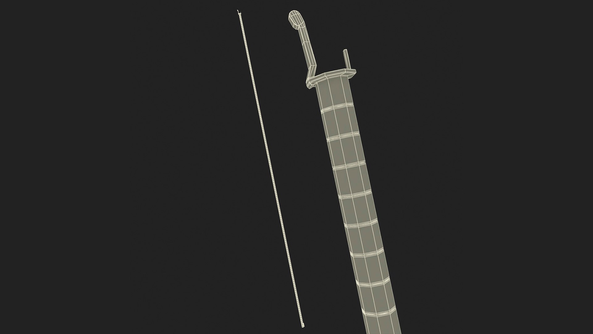 3D Omega Chain Silver - TurboSquid 2239798