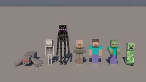 Download 3D Minecraft Blender Models - TurboSquid