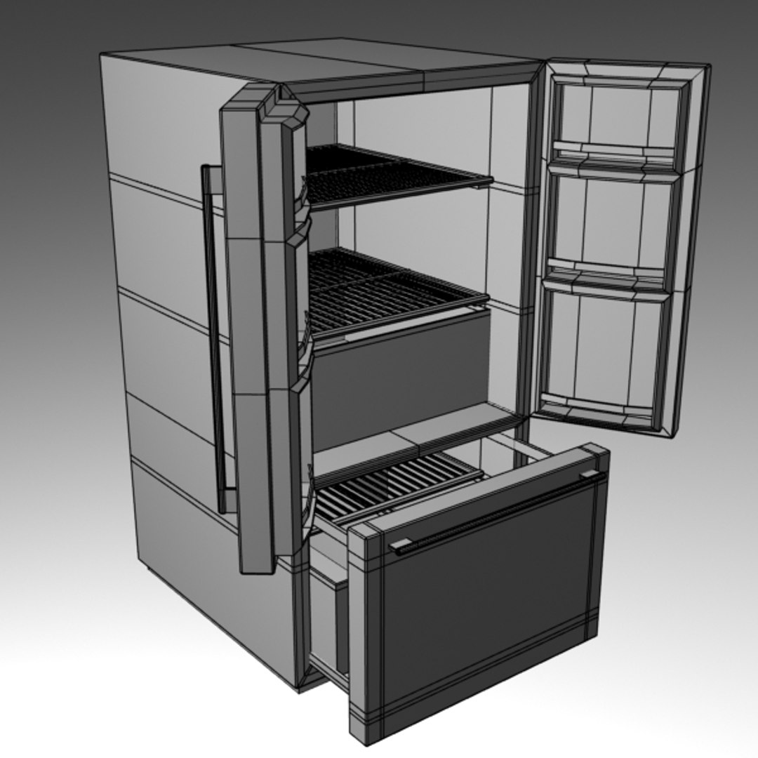 refrigerator 3d model