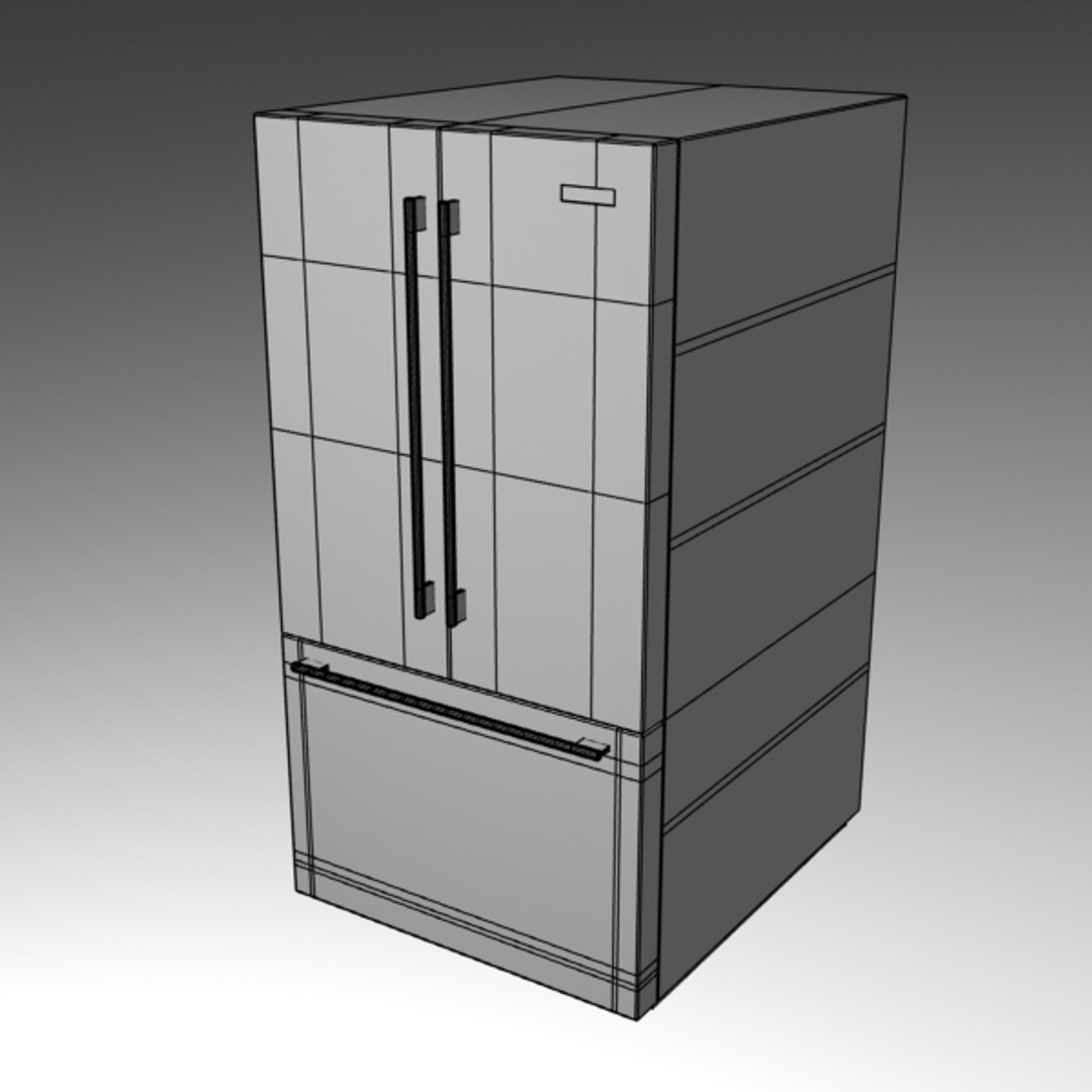 refrigerator 3d model