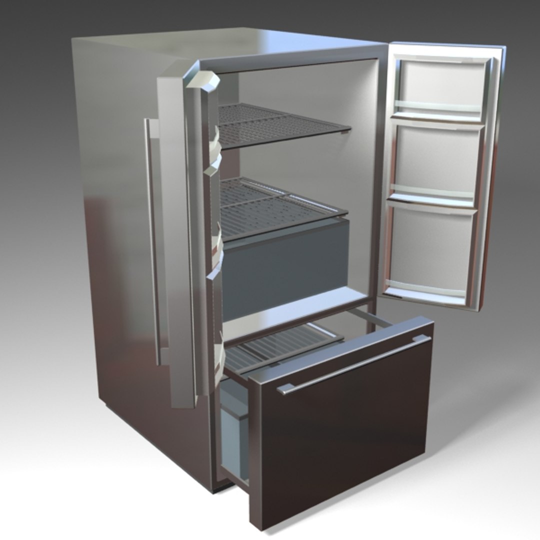 refrigerator 3d model
