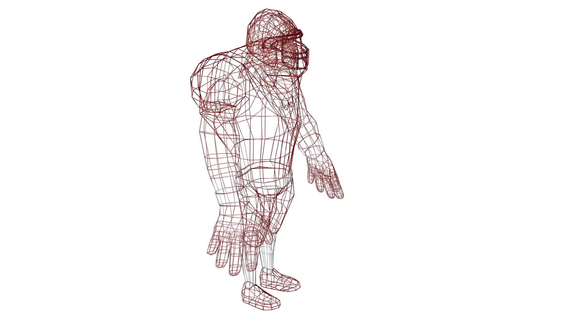 American Football Player Model - TurboSquid 1922334
