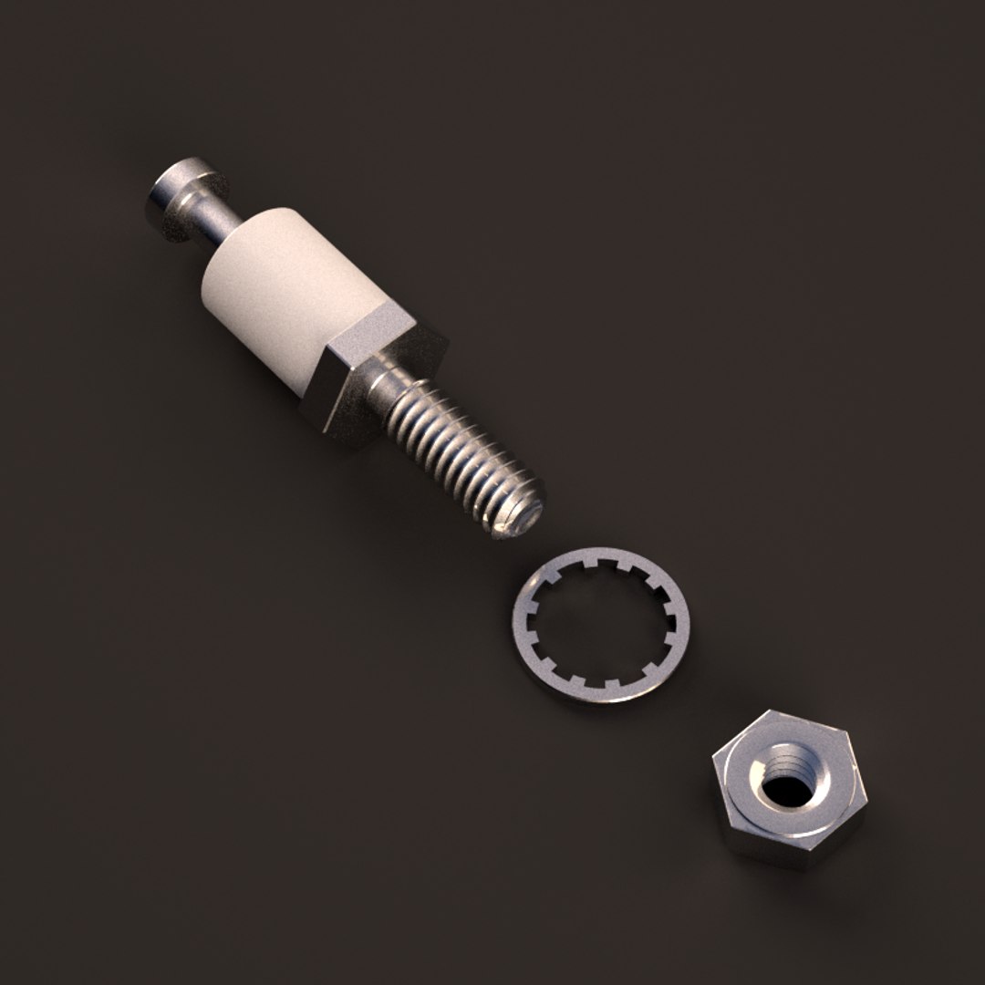 Terminal Solder Post 3d 3ds