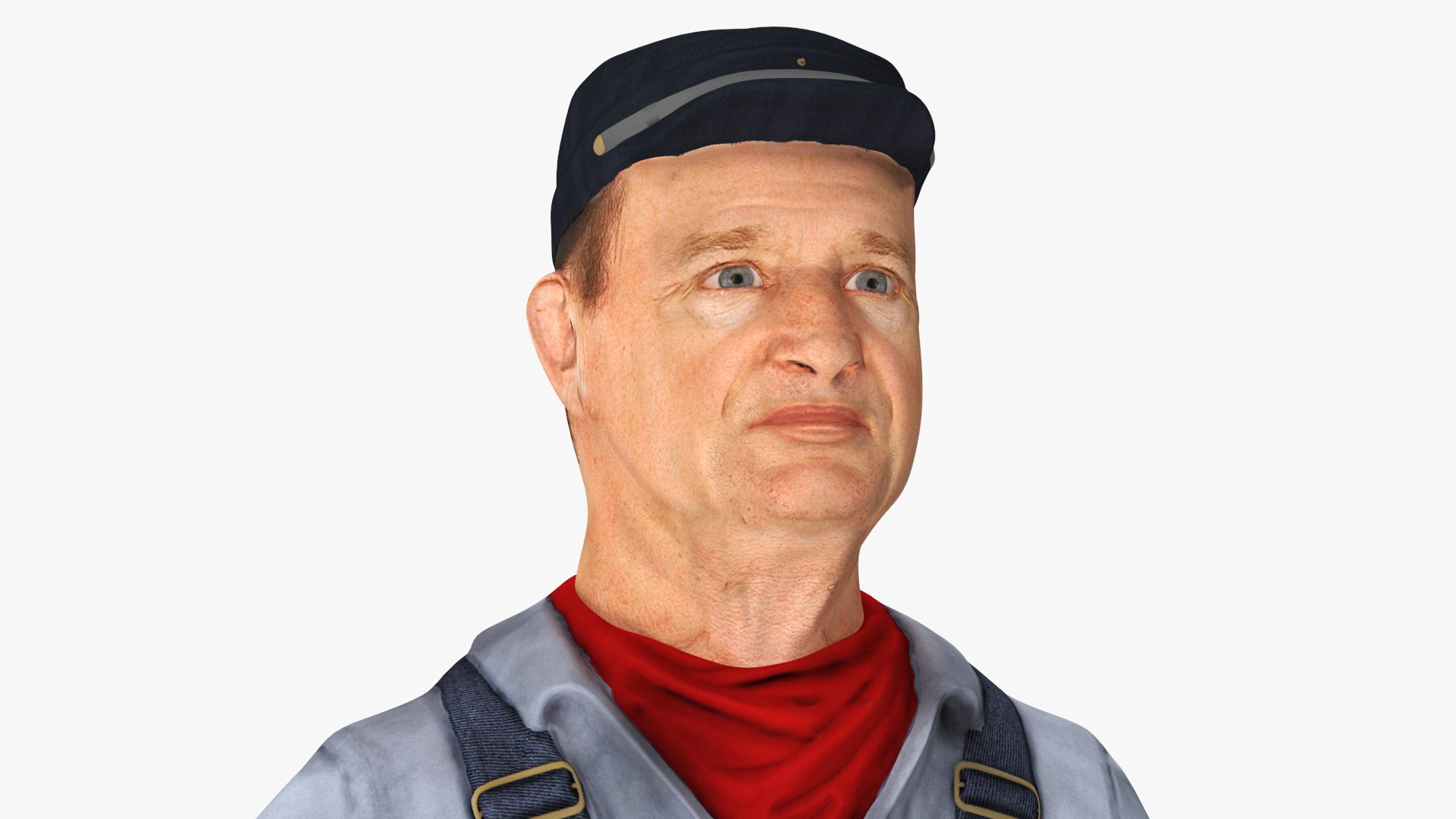 3D Train Conductor Character - TurboSquid 2217104