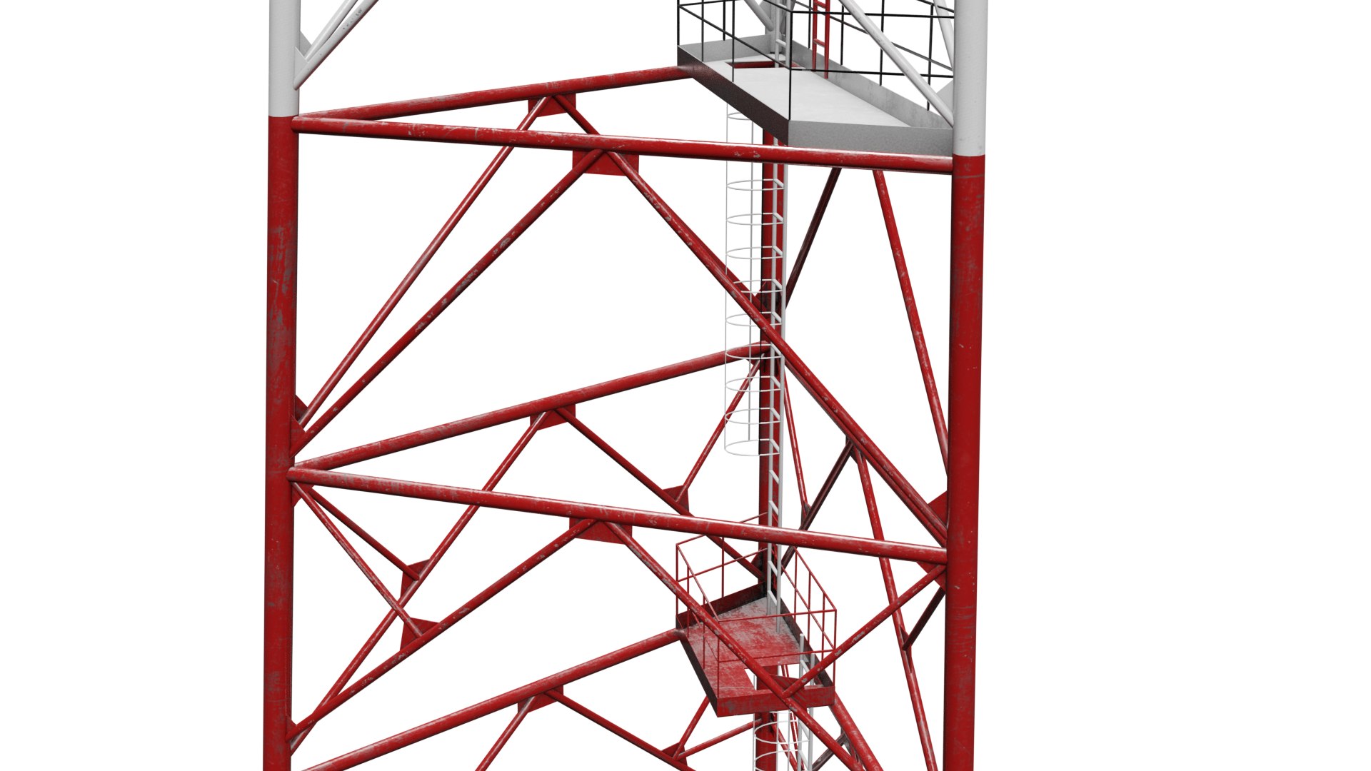 Communication tower 3D model - TurboSquid 2026026
