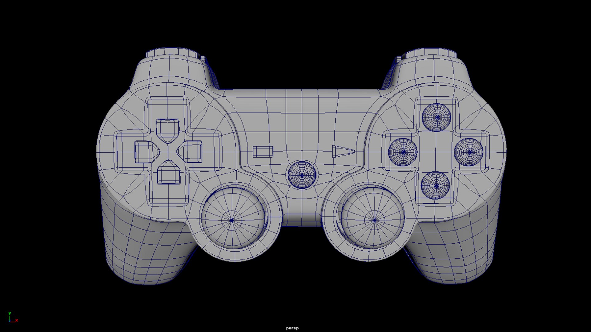 Playstation 2 Controller 3D Model - TurboSquid 1854433