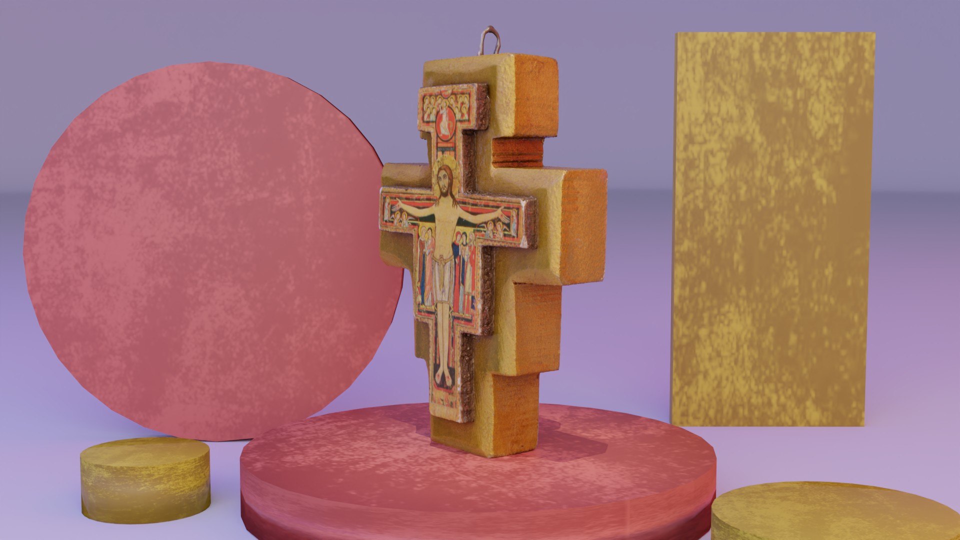 3D Model Jesus On The Cross High-poly 3D Model - TurboSquid 1799151