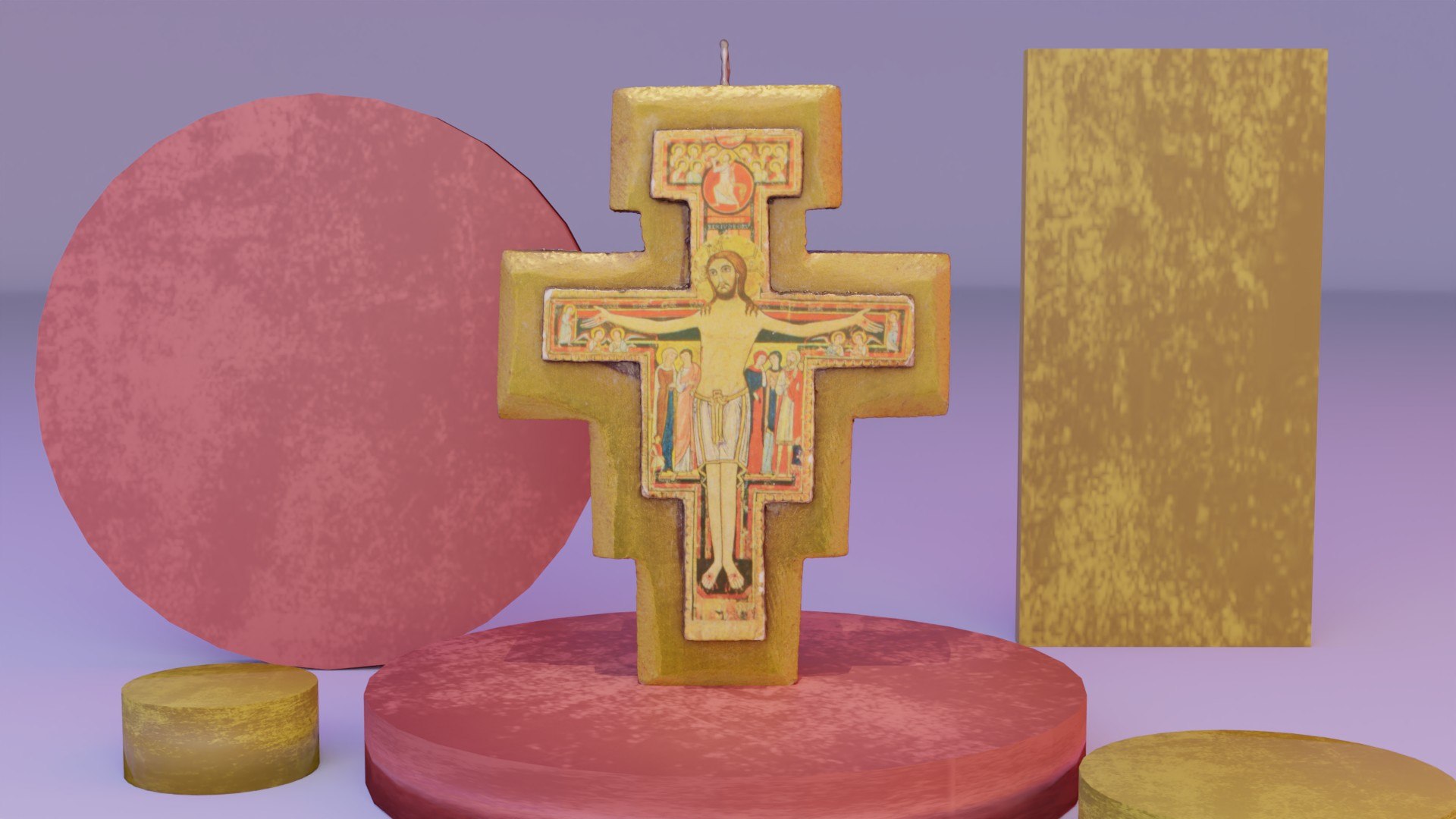 3D model Jesus on the cross high-poly 3D model - TurboSquid 1799151