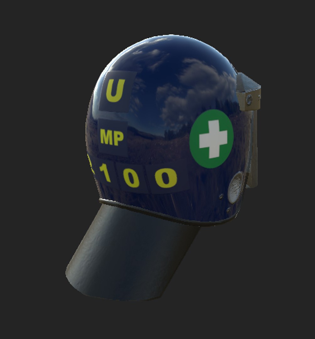 Metropolitan Police Nato Helmet 3D Model - TurboSquid 1491441