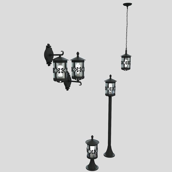 Ceiling outdoor light 3D model - TurboSquid 1883961