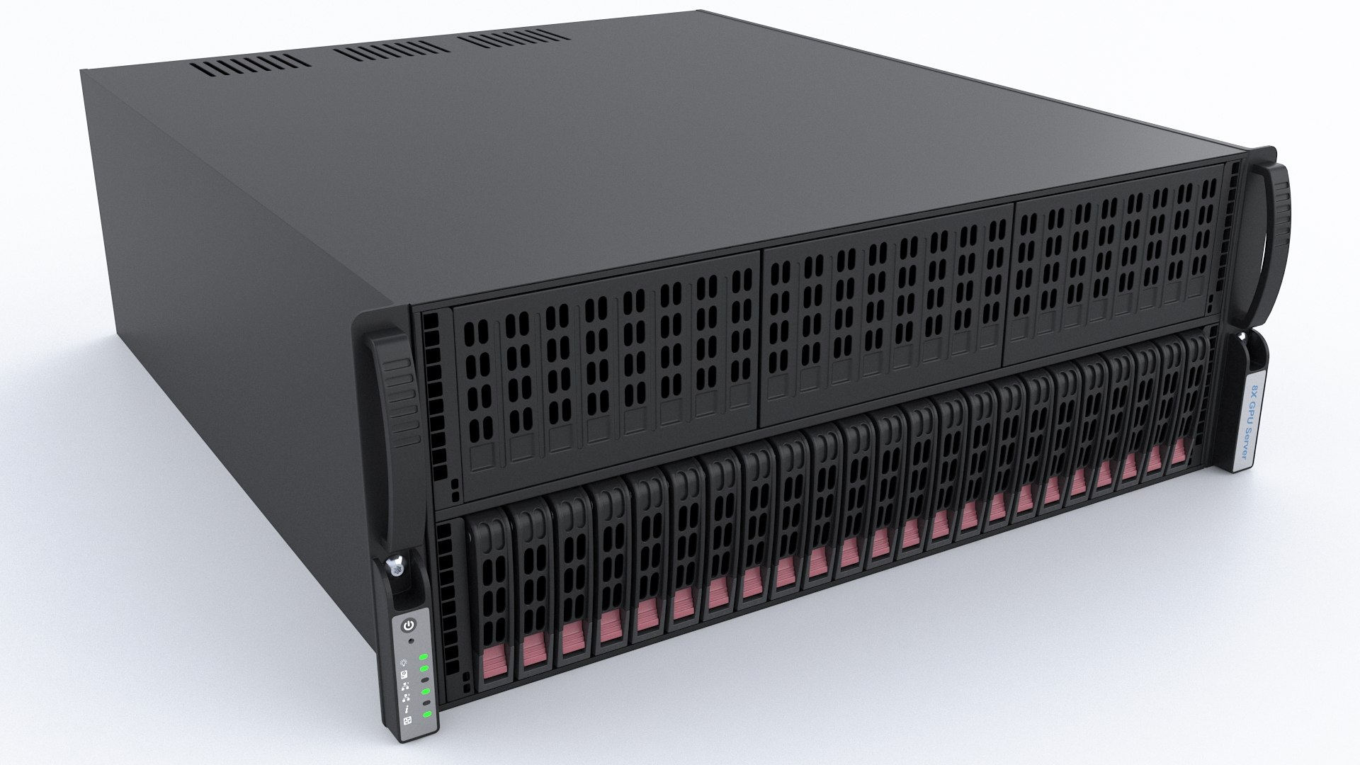 3D server 4u gpu - TurboSquid 1652205