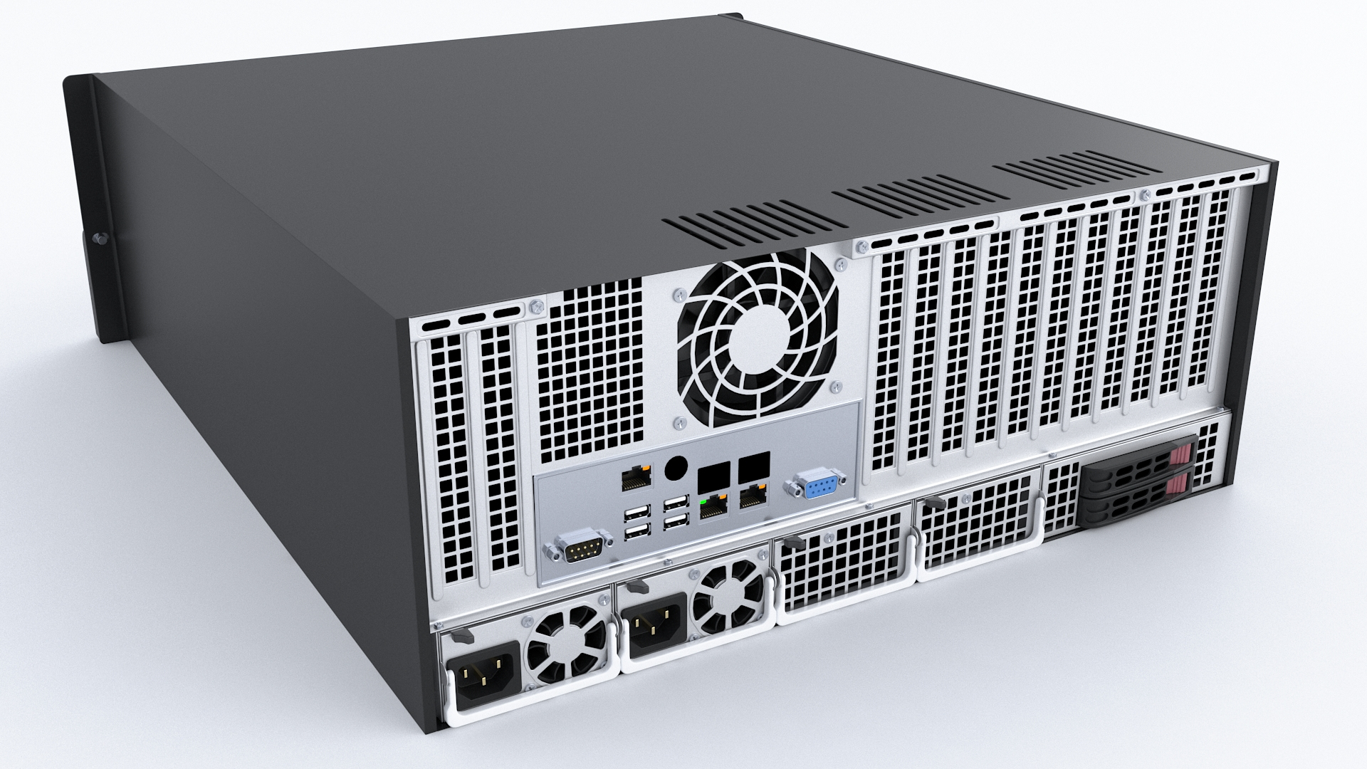3D server 4u gpu - TurboSquid 1652205
