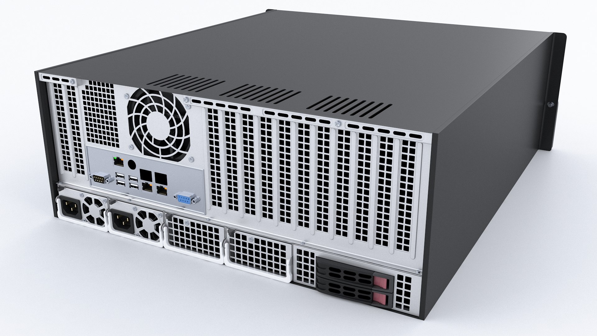 3D Server 4u Gpu - TurboSquid 1652205