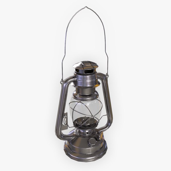 modelo 3d Gas Lamp Low Poly - TurboSquid 2046724