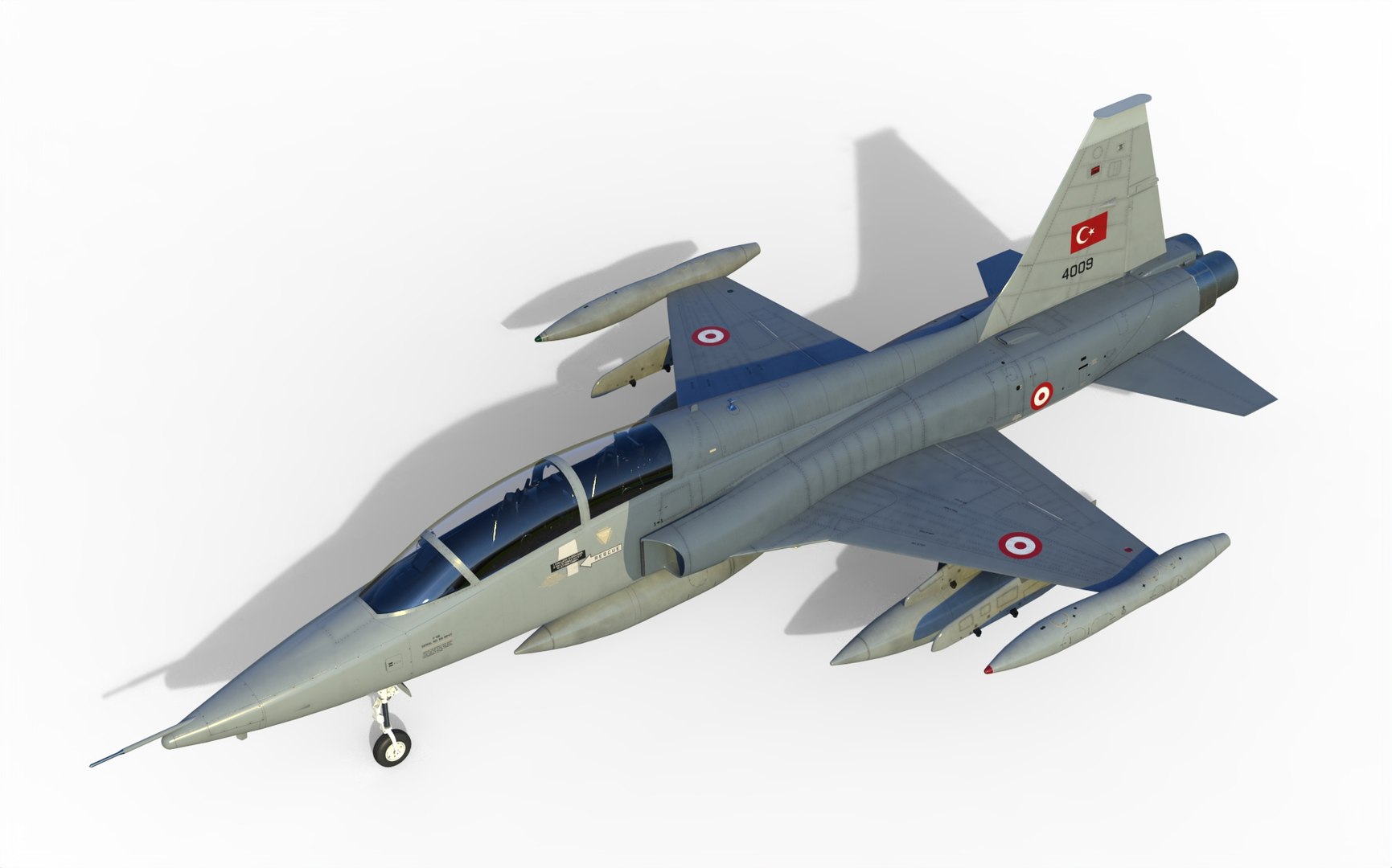 3D F-5B Freedom Fighter Model - TurboSquid 2188675