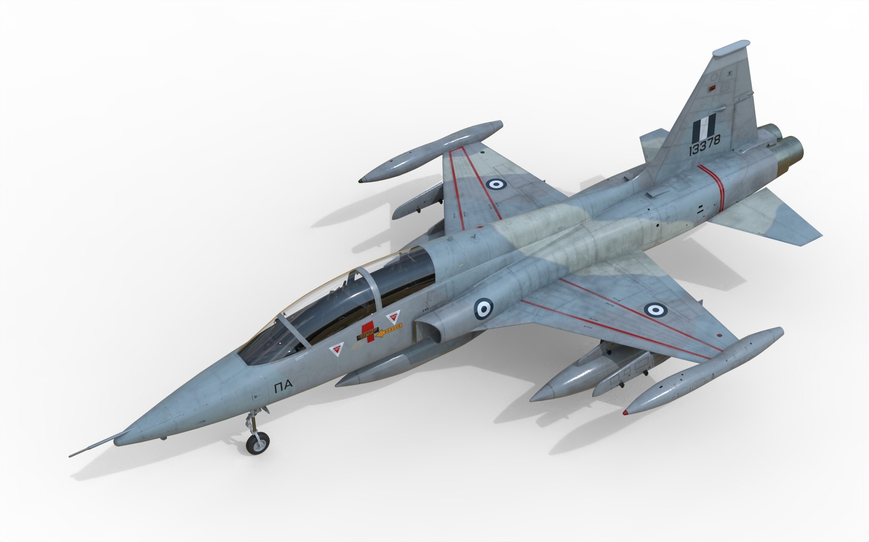 3D F-5B Freedom Fighter Model - TurboSquid 2188675