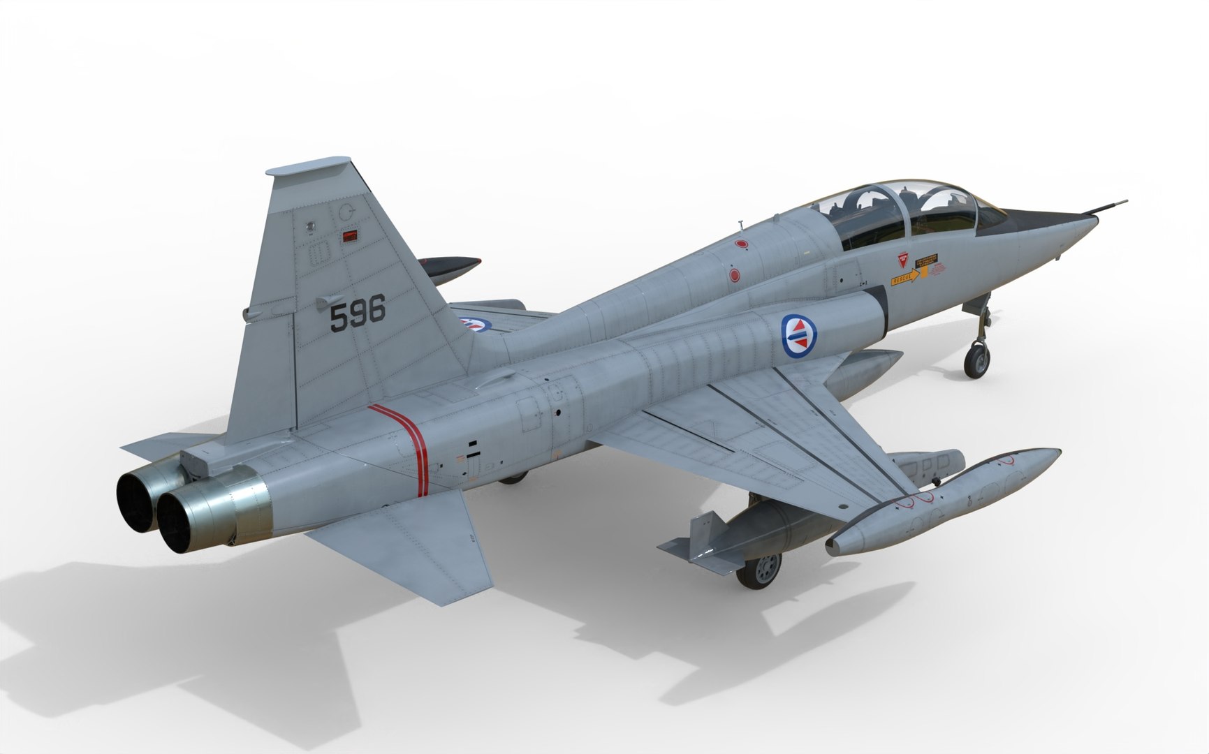 3D F-5B Freedom Fighter Model - TurboSquid 2188675