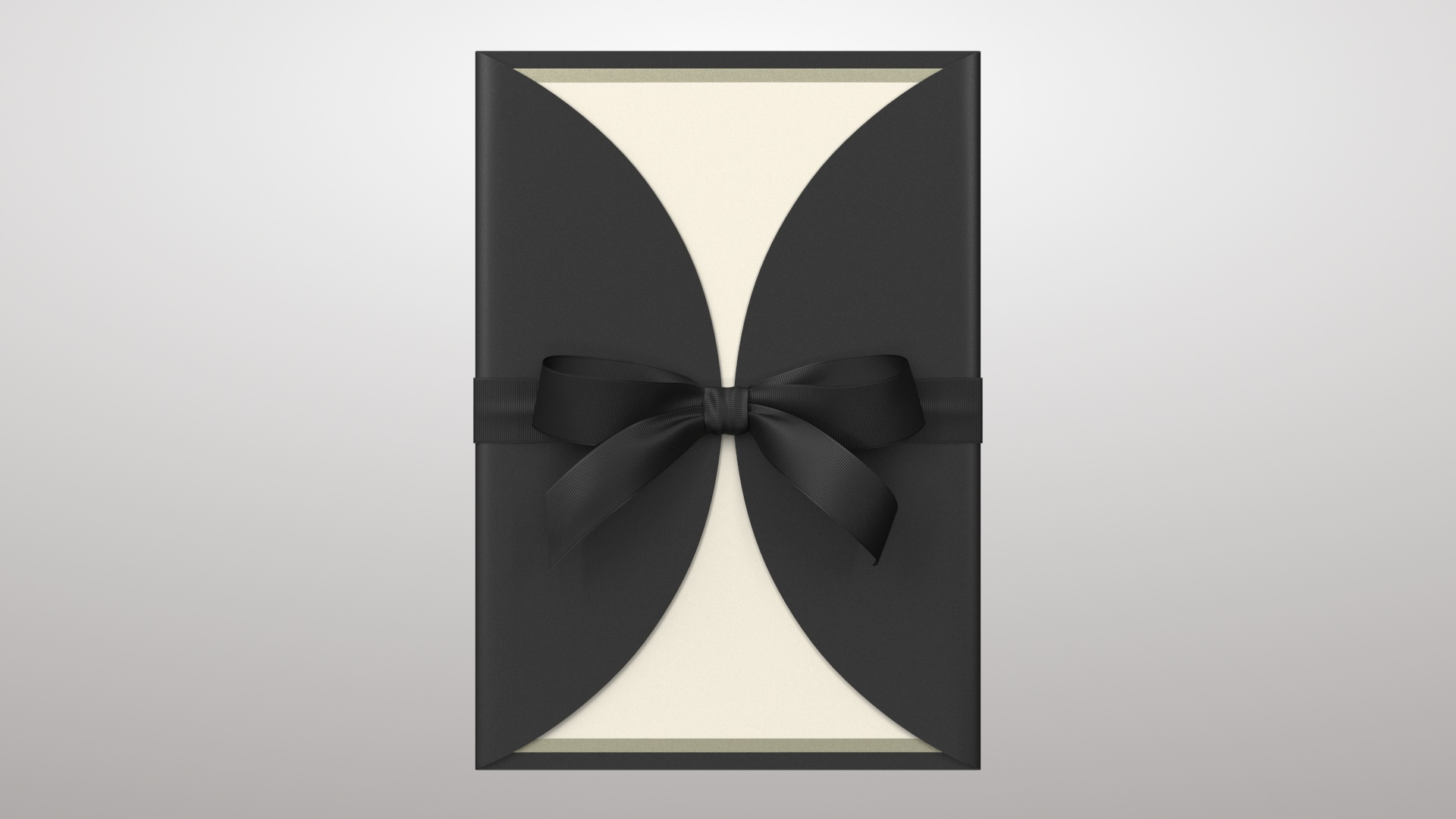 Postcard With Bow 9v PBR 3D - TurboSquid 2340965