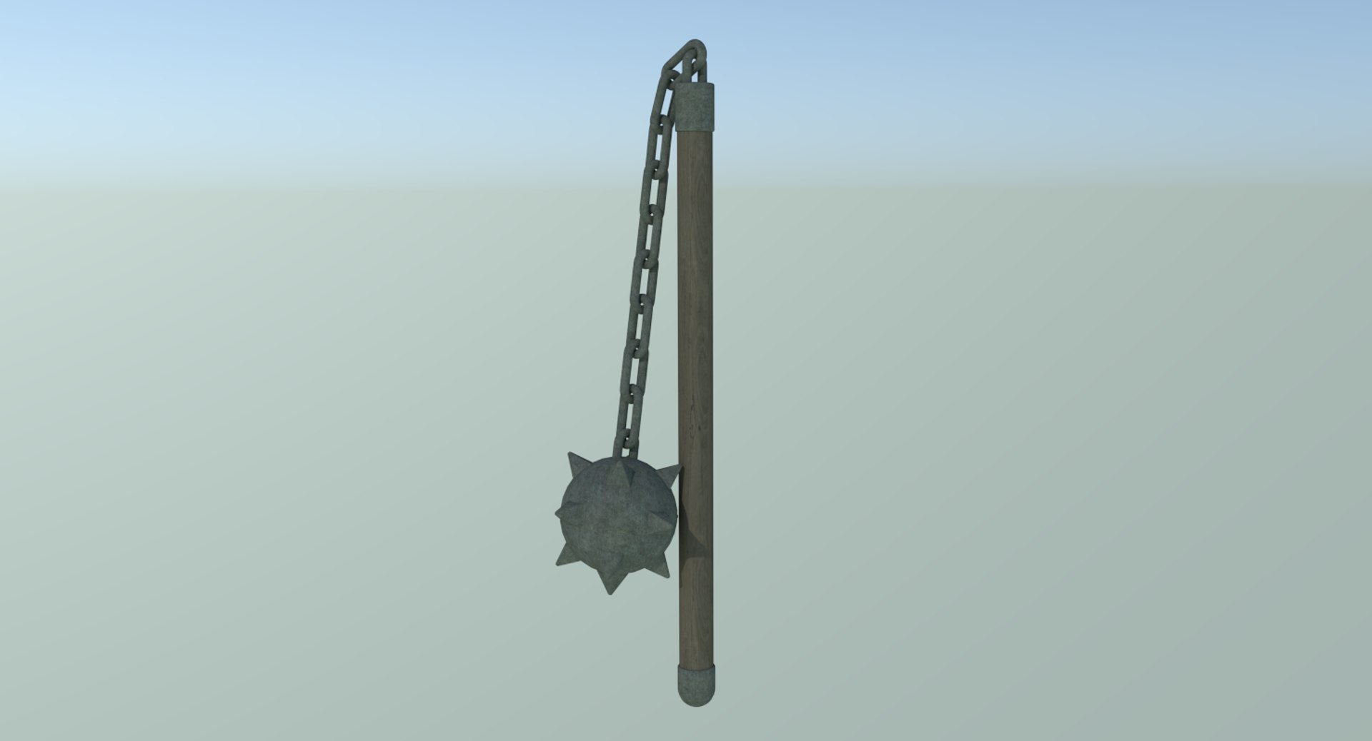 medieval flail 3ds