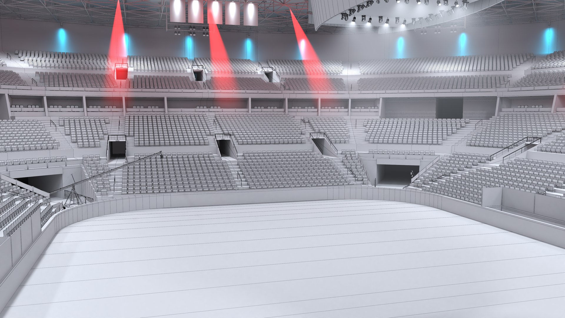 3D Figure Skating Arena Model - TurboSquid 2310619