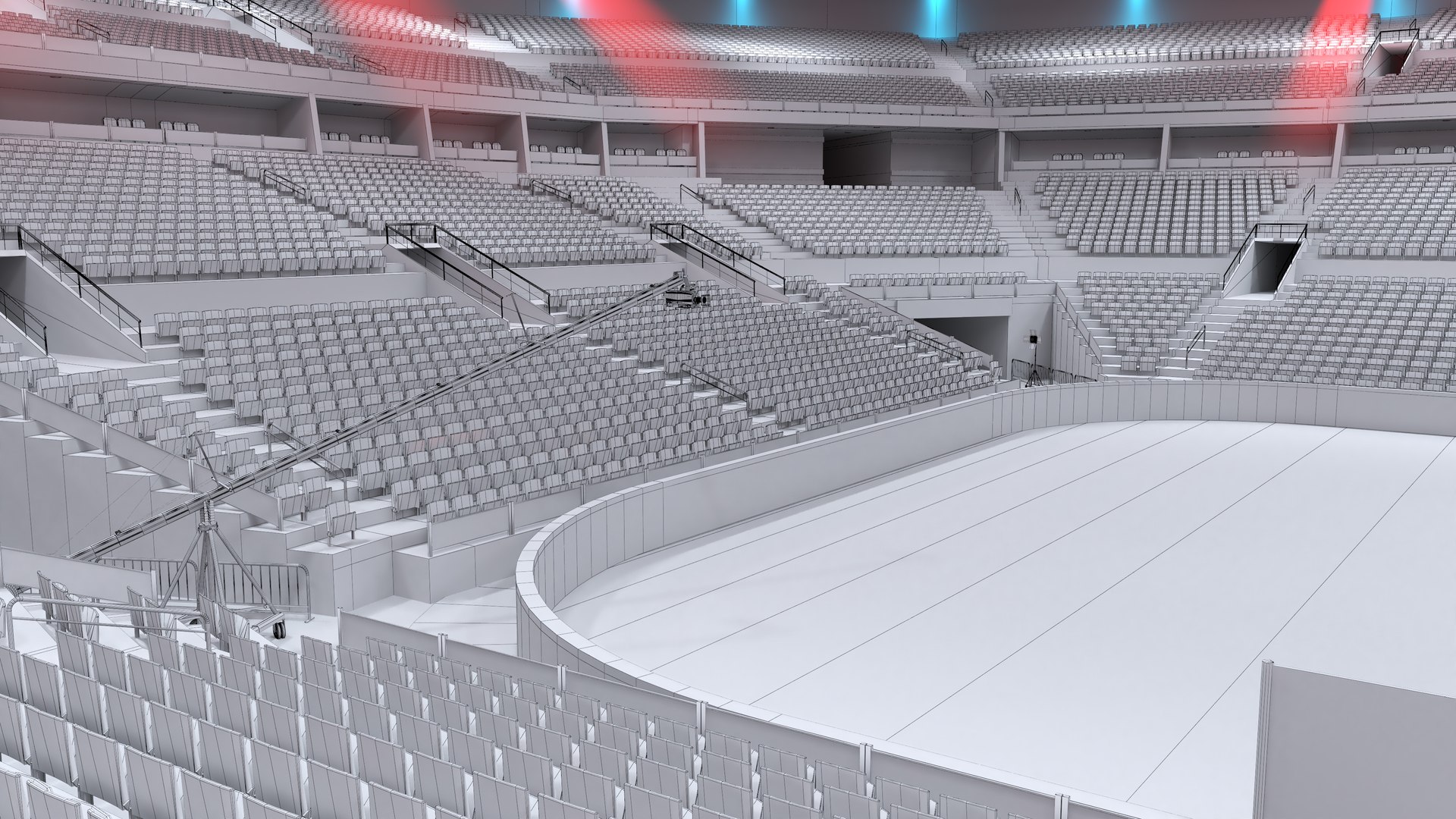 3D Figure Skating Arena Model - TurboSquid 2310619