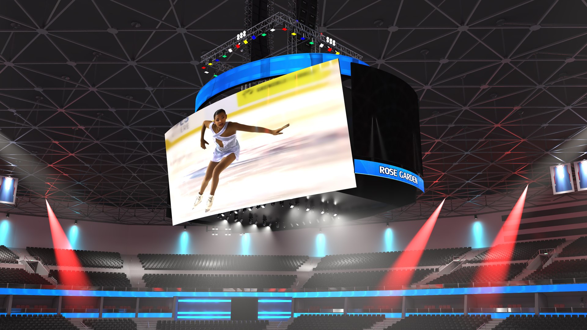 3D Figure Skating Arena Model - TurboSquid 2310619