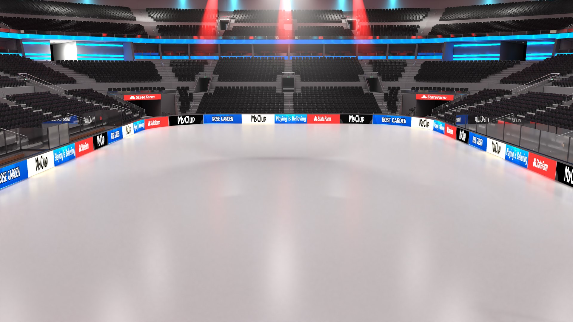 3D Figure Skating Arena Model - TurboSquid 2310619