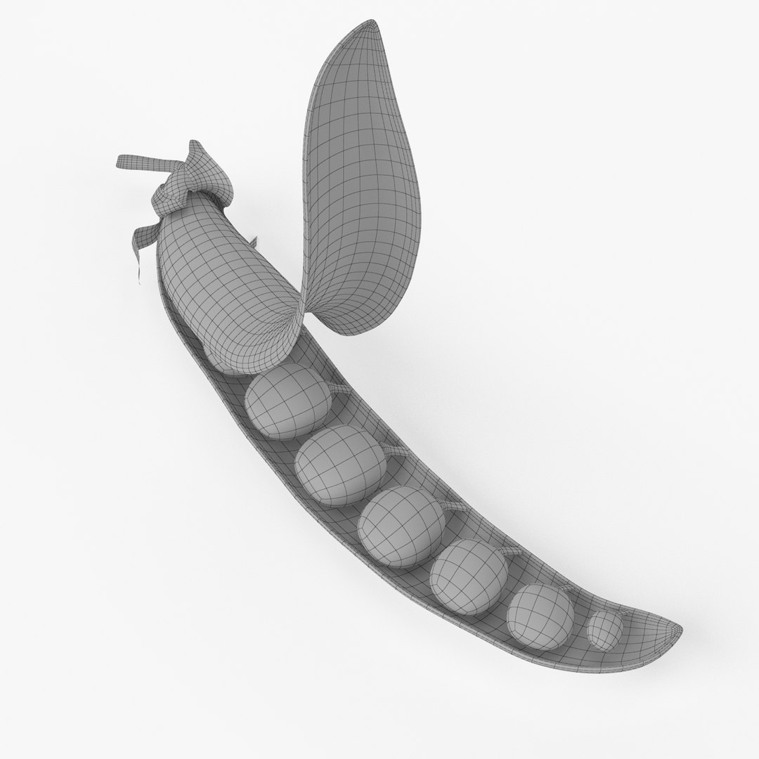 3d Realistic Peas Real Vegetables