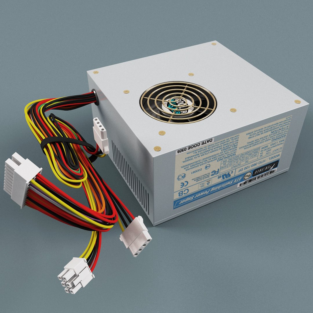 Pc Power Supply Units 3d Model