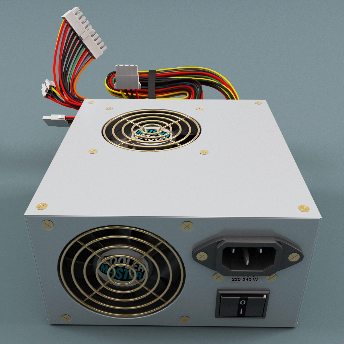 pc power supply units 3d model