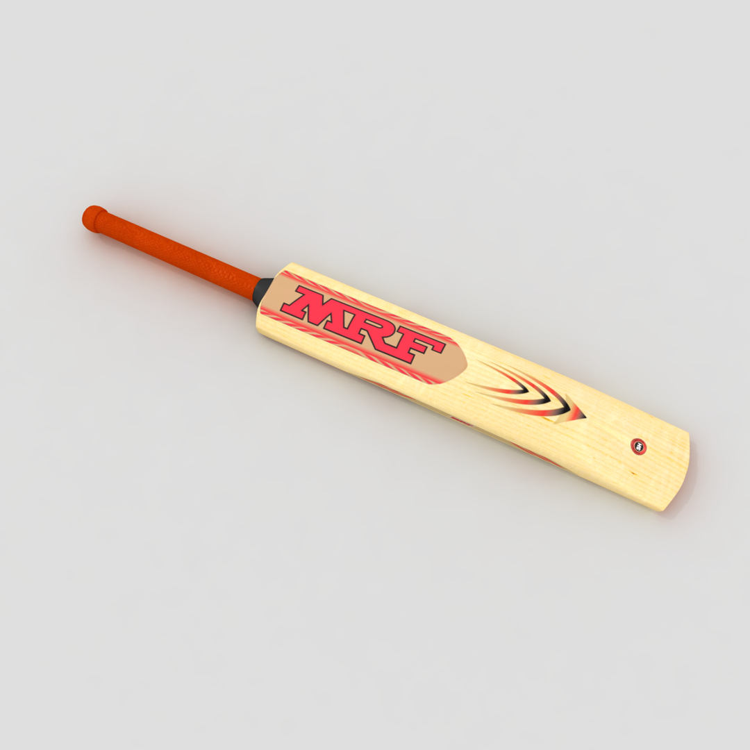 3d Model Bat Mrf Wooden Cricket