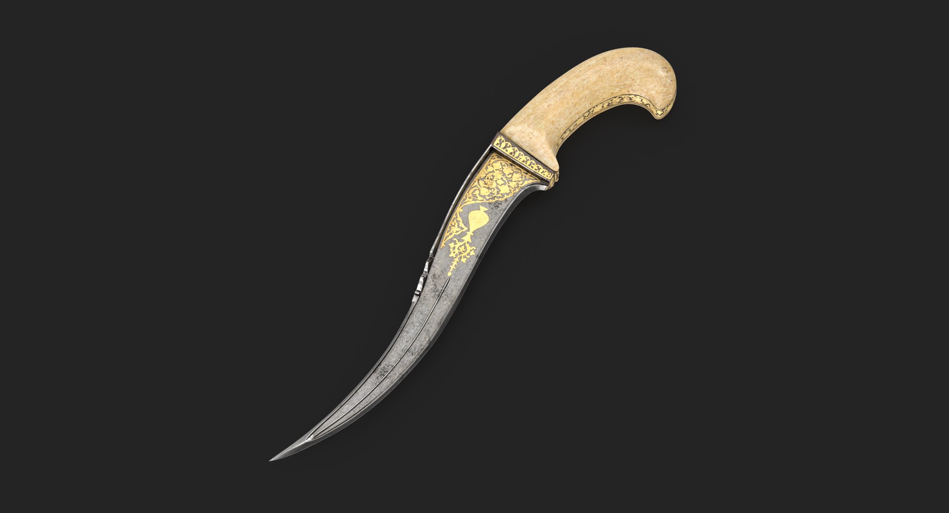 Persian Dagger Knife Blade 3D - TurboSquid 1278929