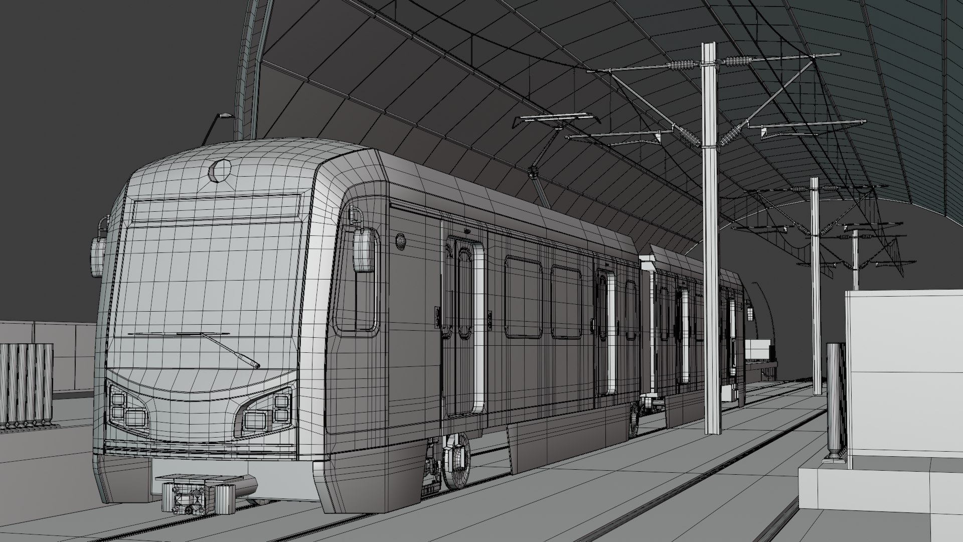 LA Light Rail Station II 3D Model - TurboSquid 2245755