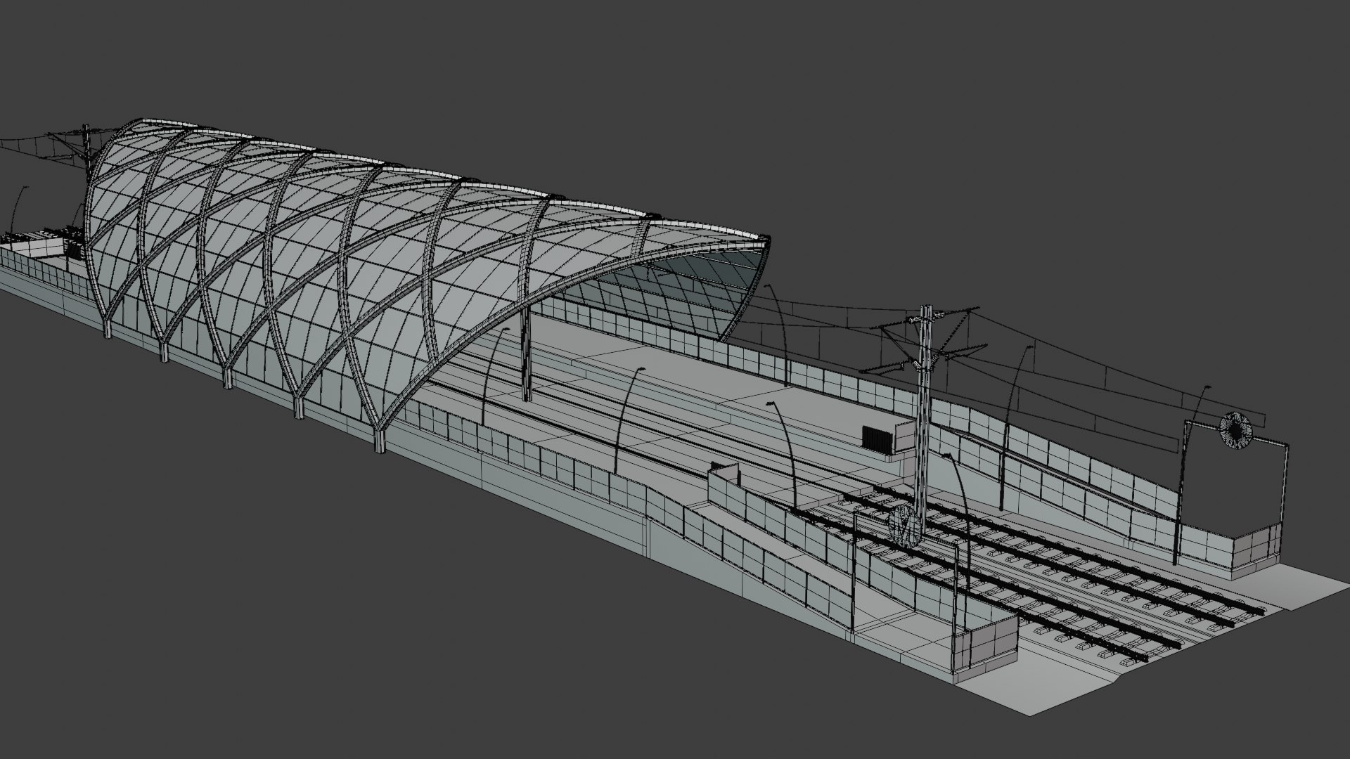 LA Light Rail Station II 3D Model - TurboSquid 2245755