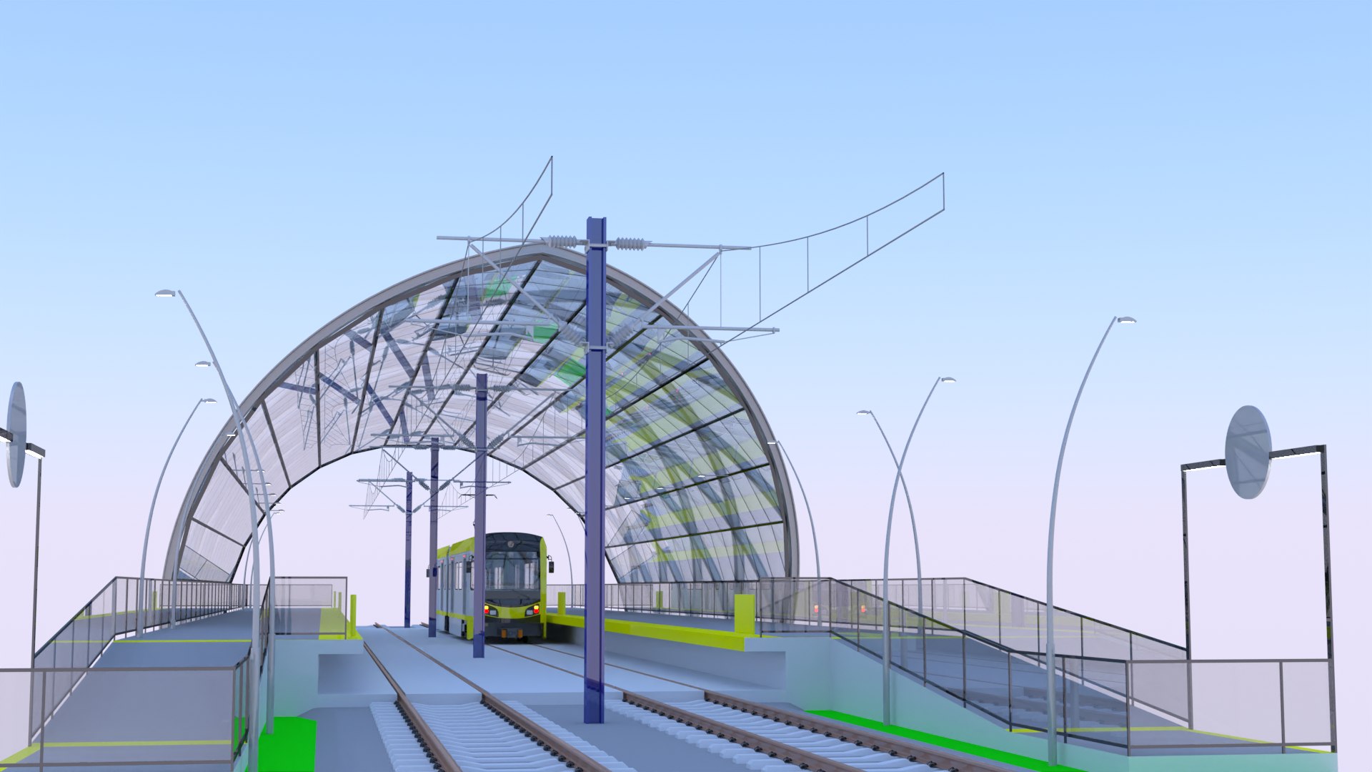 LA Light Rail Station II 3D Model - TurboSquid 2245755