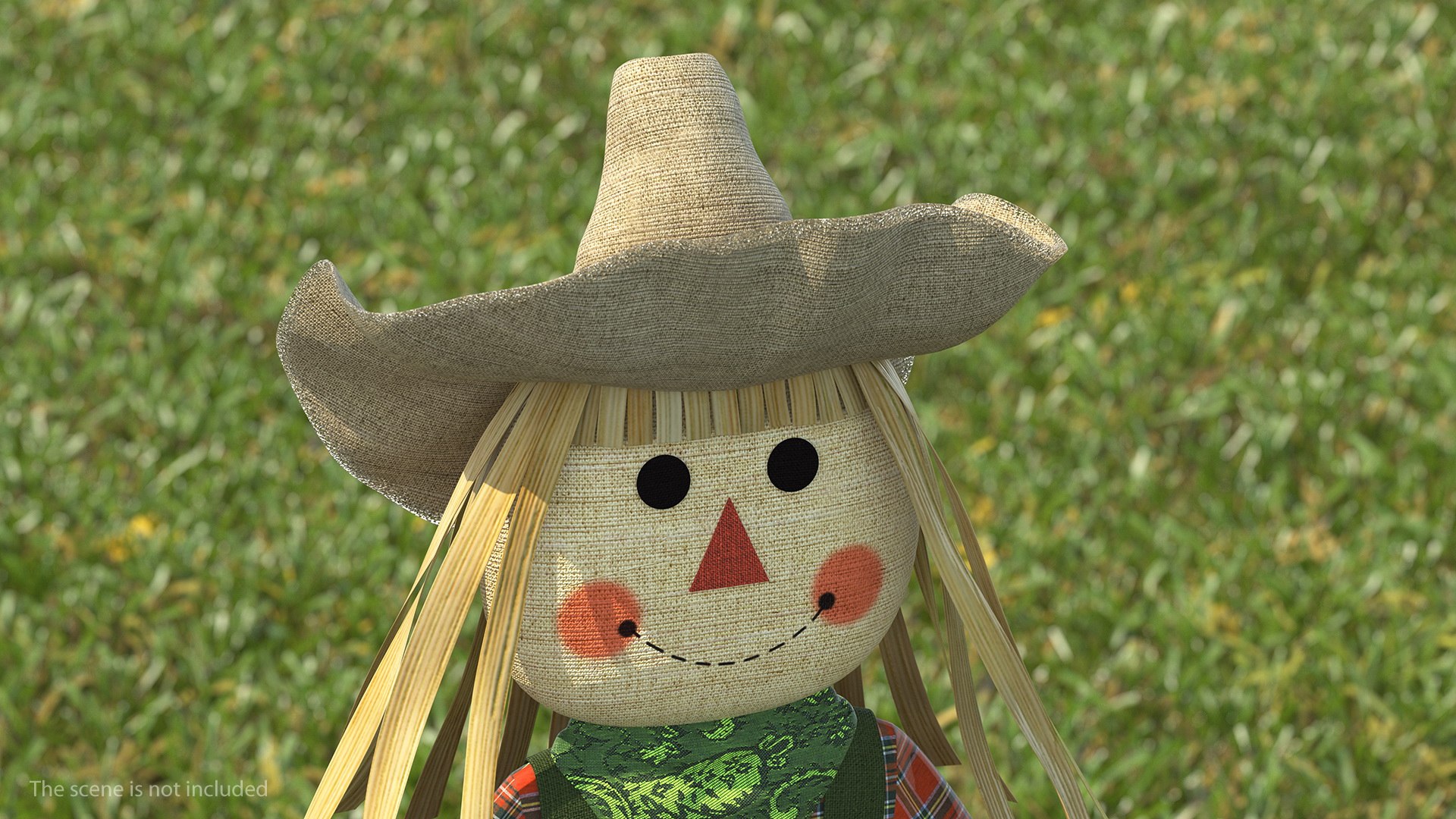 Scarecrow Head 3D Model - TurboSquid 1485132
