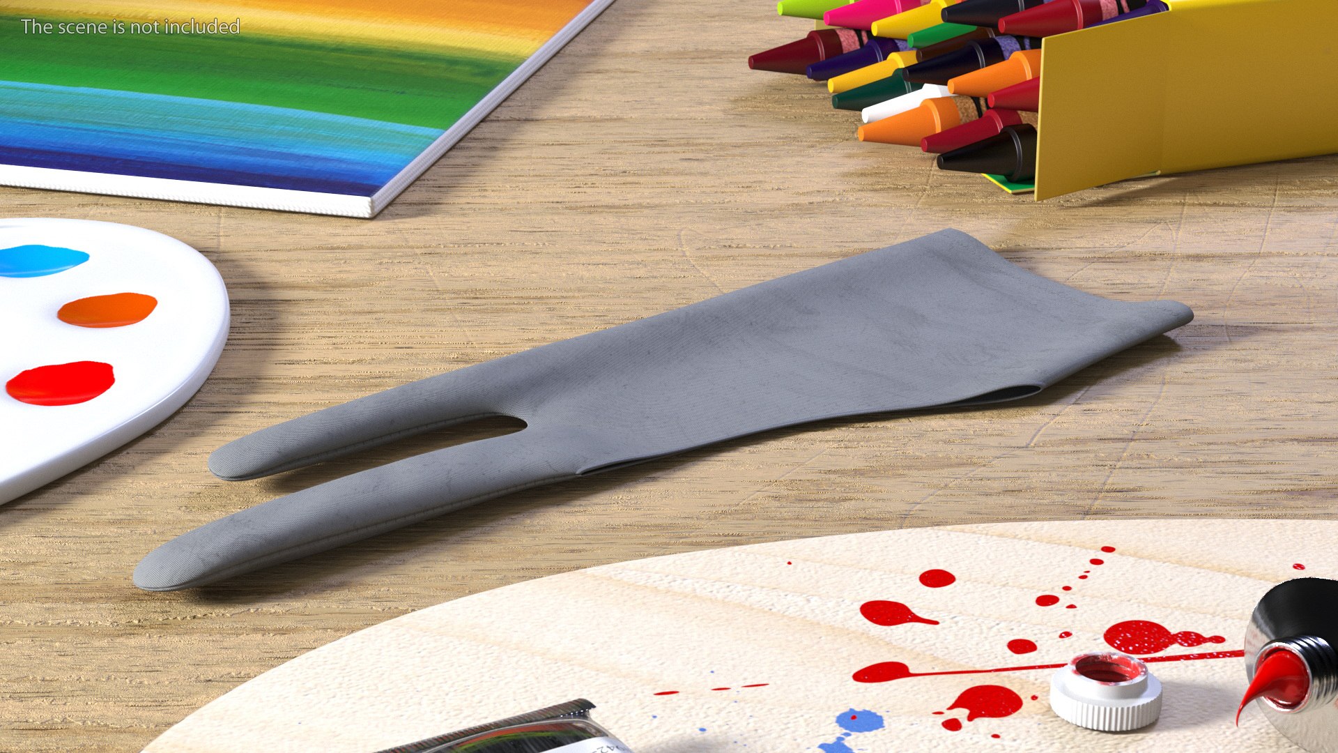 Graphics Tablet Glove Grey 3D Model - TurboSquid 2123572
