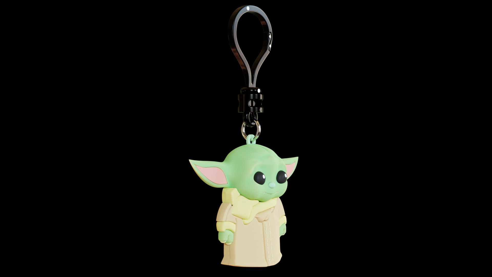 3D Baby Yoda Keychain Model - TurboSquid 1918920