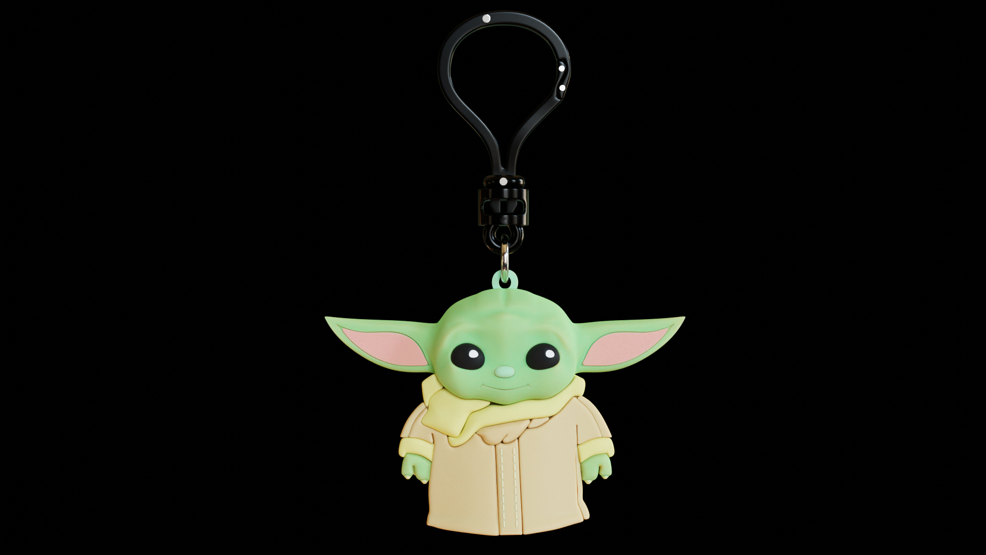 3D Baby Yoda Keychain Model - TurboSquid 1918920