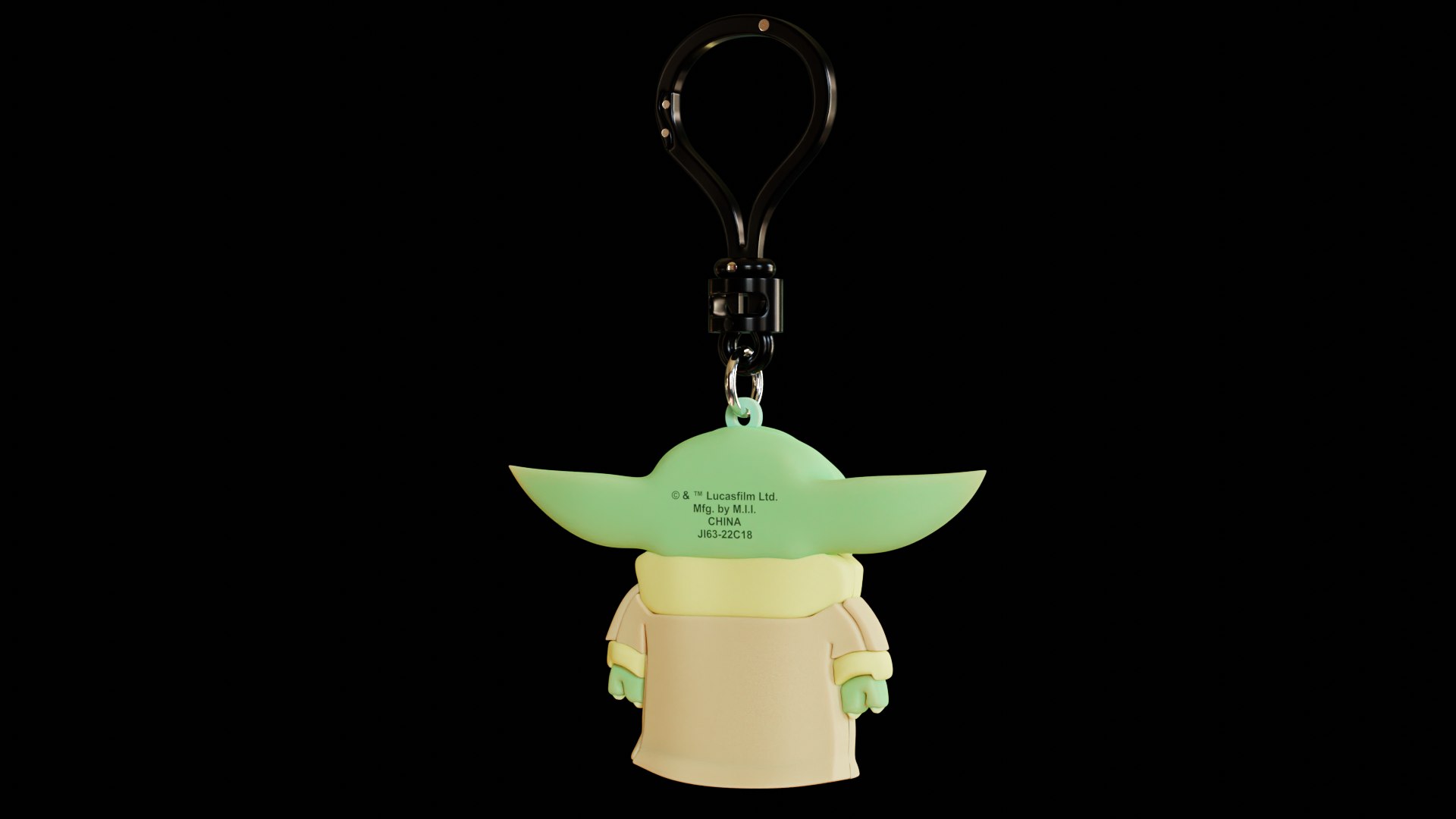 3D Baby Yoda Keychain Model - TurboSquid 1918920
