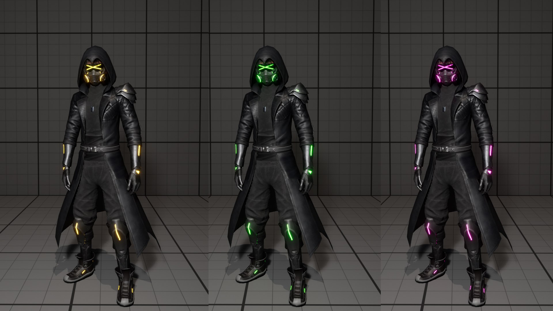 Fantasy Cyber Assassins 3D - TurboSquid 2175466