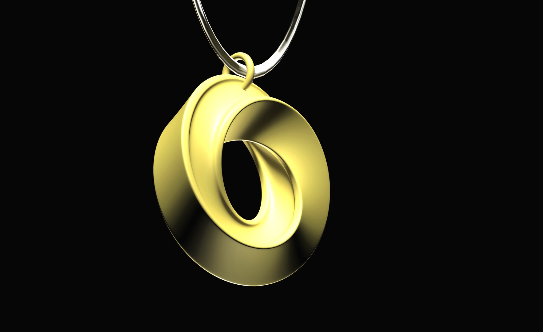 Mobius necklace 3D model - TurboSquid 1916624