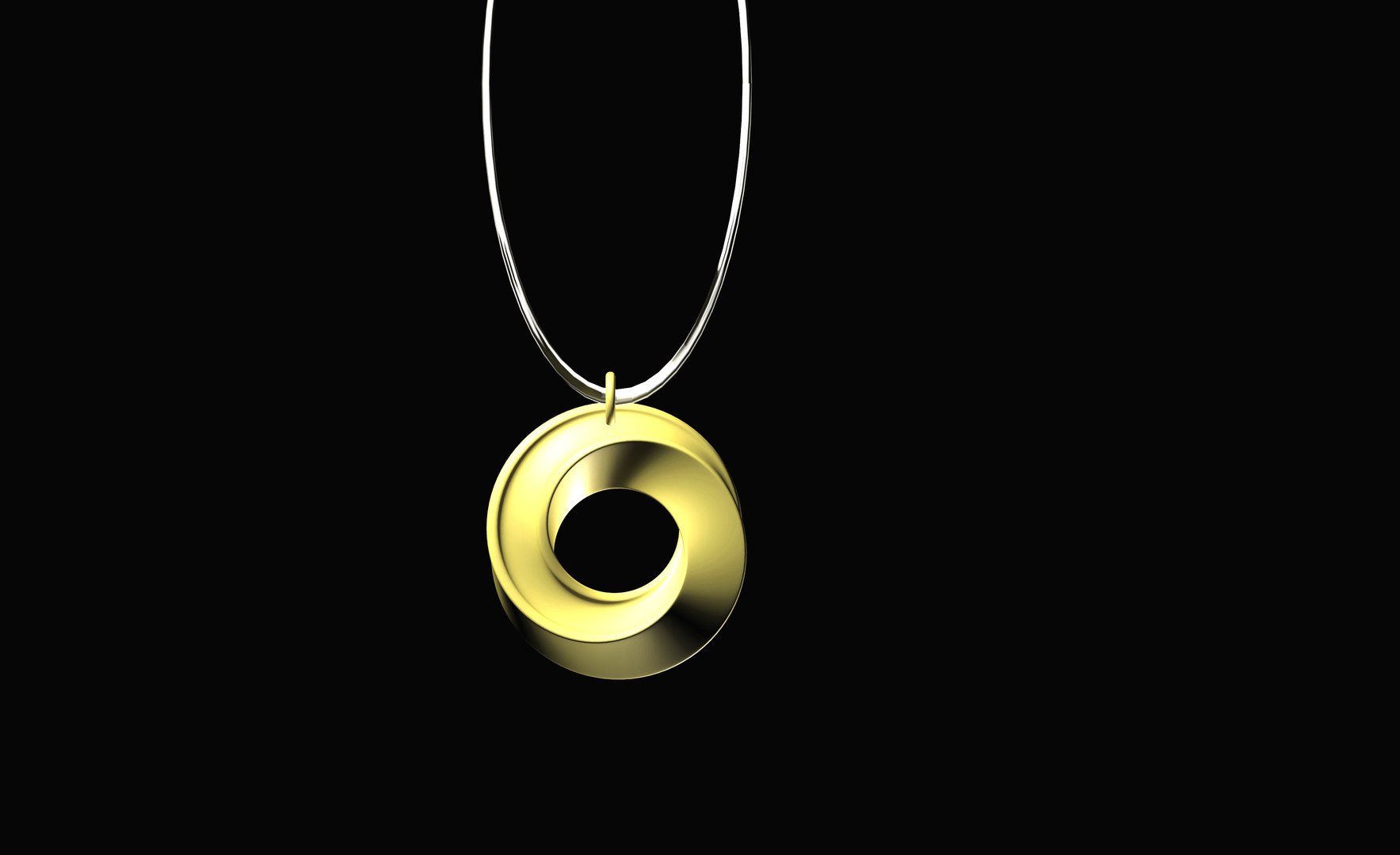 Mobius necklace 3D model - TurboSquid 1916624